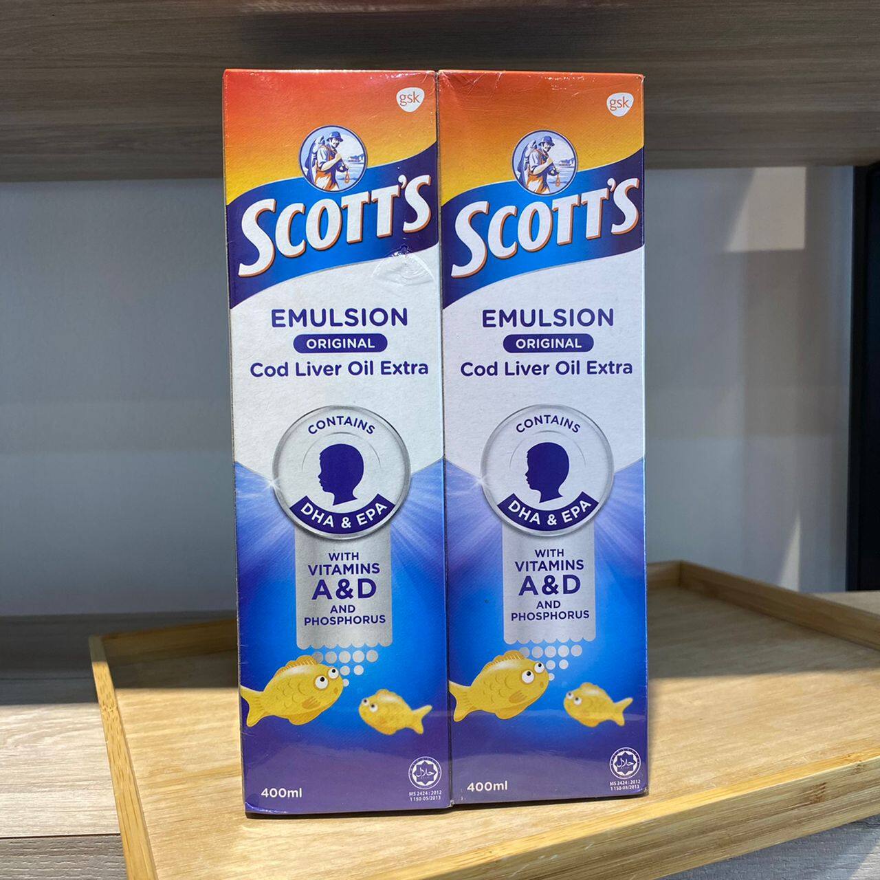 Scott's Emulsion Original Cod Liver Oil Extra 400x2 / 200ml | Lazada