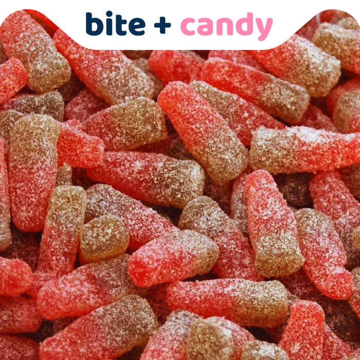 Haribo-Fizzy Cherry Cola Bottles 100g Repack (HALAL)-Gummy Candy | Lazada