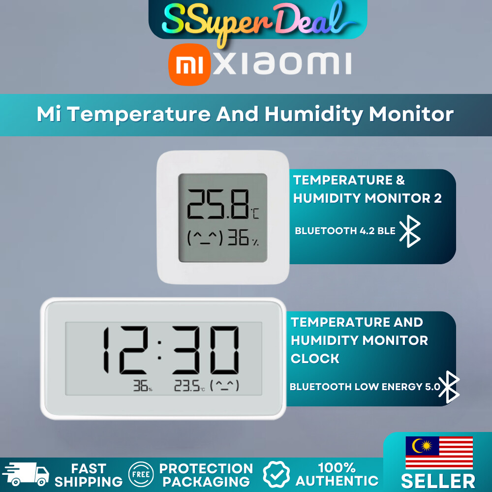 Mi Temperature And Humidity Monitor 2 | Xiaomi Temperature and Humidity ...