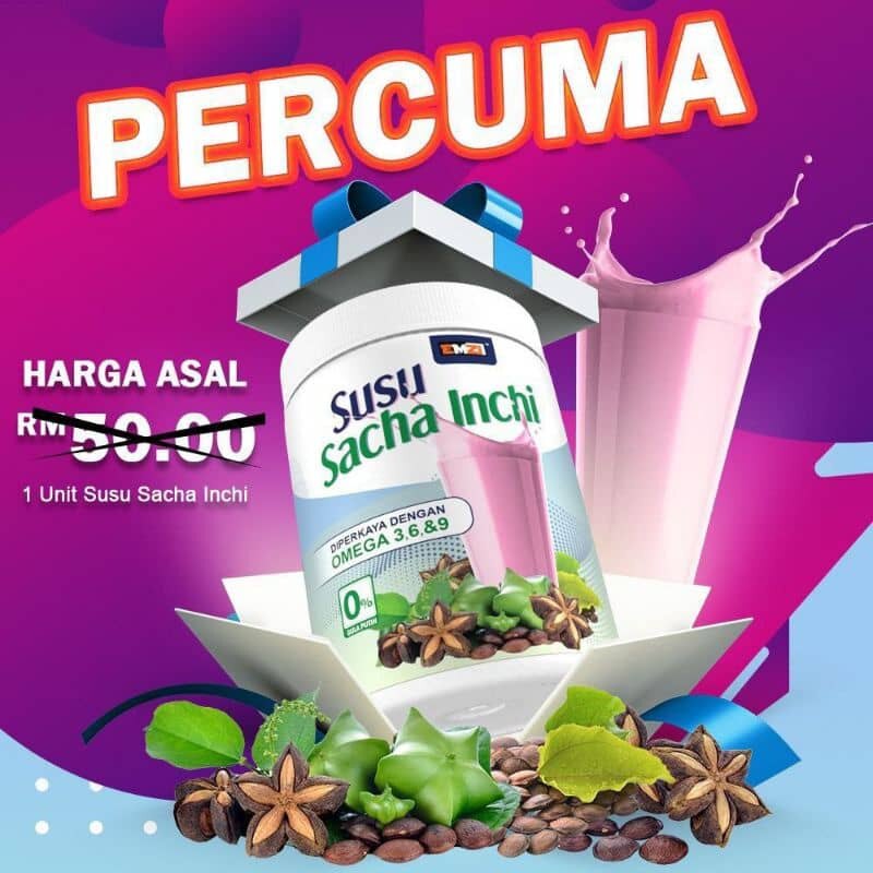 SUSU SACHA INCHI EMZI SUSU SACHA INCHI ORIGINAL HQ FREE GIFT + FAST ...