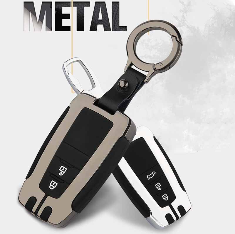 For Toyota Revo 2021 Camry CHR Prado 2017 2018 Zinc Alloy Silicone key ...