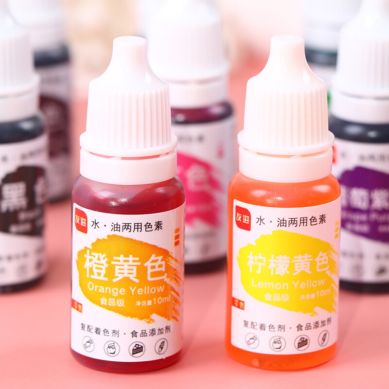 10ML Cream Food Coloring Ingredients Cake Fondant Baking Cake Edible ...