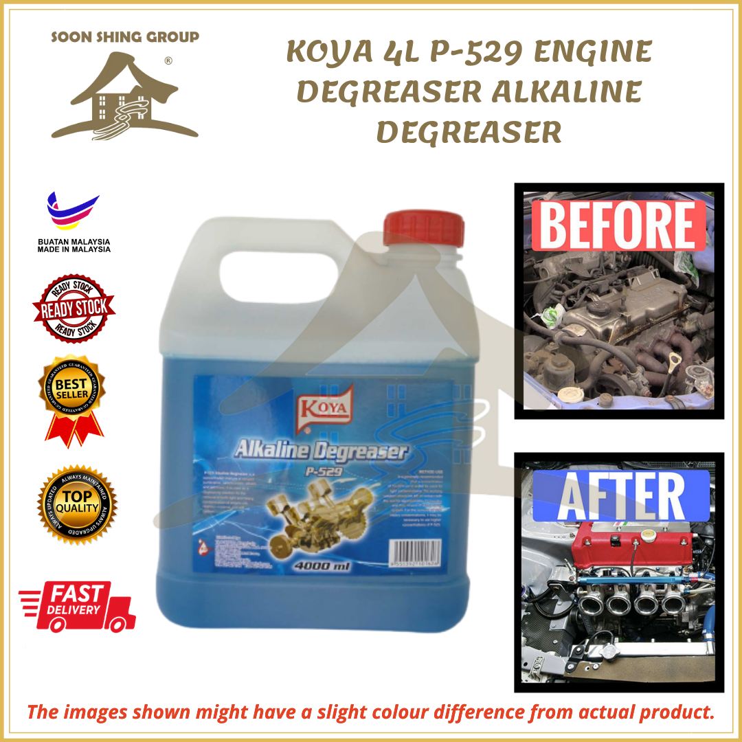KOYA 4L P-529 ENGINE DEGREASER ALKALINE DEGREASER / Pencuci Rantai ...