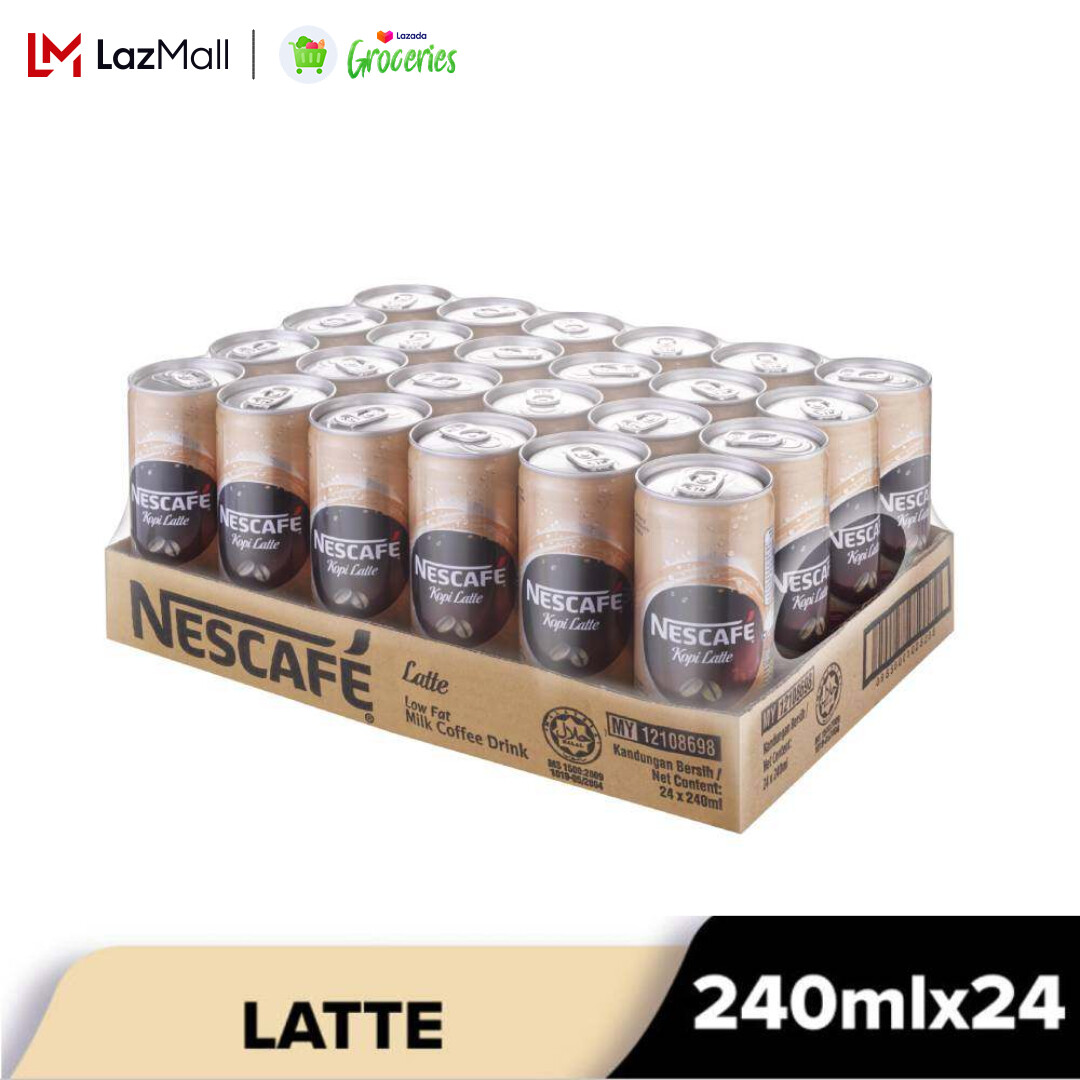 [CARTON] NESCAFE Latte Can 24x240ml | Lazada