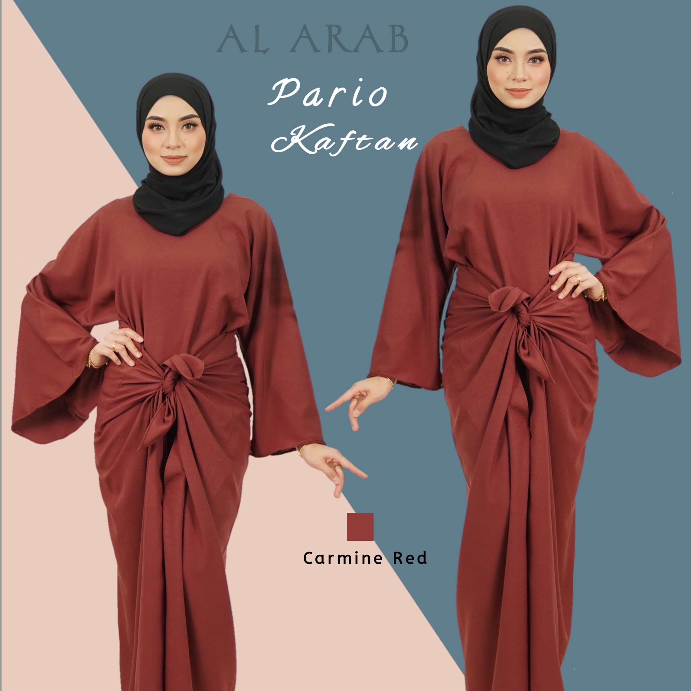 Muslimah Jubah Dress Pario Kaftan KAFTAN PARIO READY STOCk (free size ...