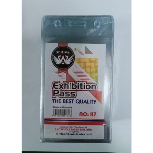 Vertical Pocket ID Card Holder/Exhibition Pass Card ️ 116mm(H) x 66mm(L ...