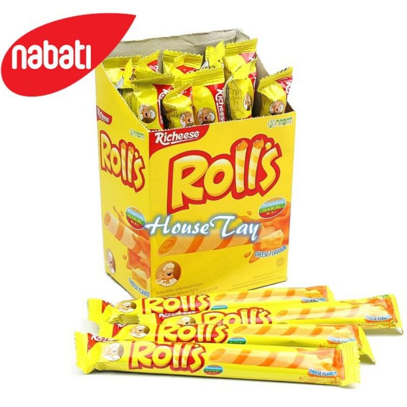 Nabati Richeese Roll's Cheese 20's x 8g | Lazada