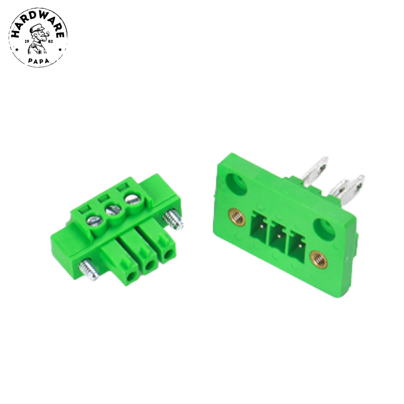 Plug In Terminal Block With Flange Fixing Panel 15EDG 3.81mm | Lazada