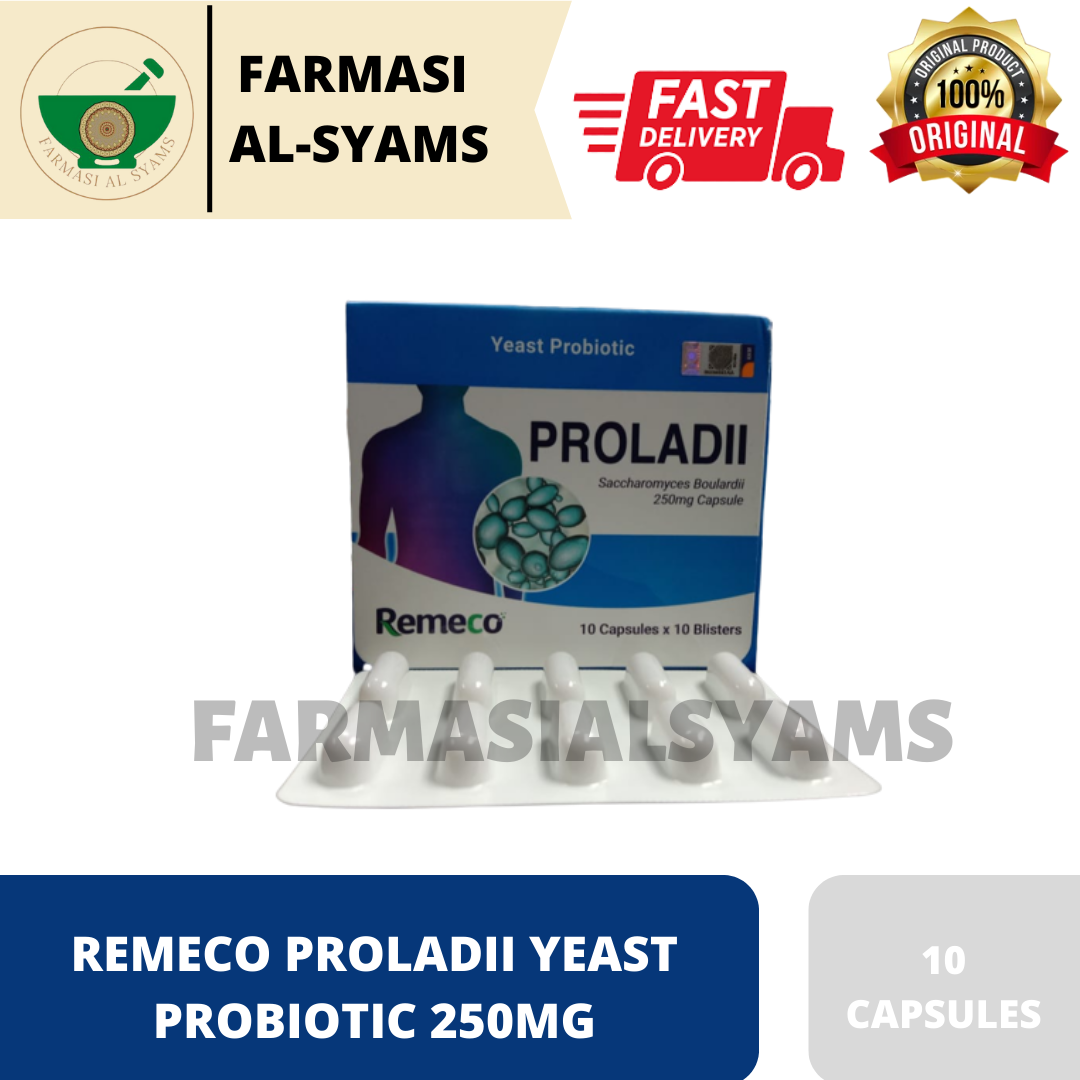 REMECO PROLADII YEAST PROBIOTIC 250MG CAPSULES 10'S | Lazada
