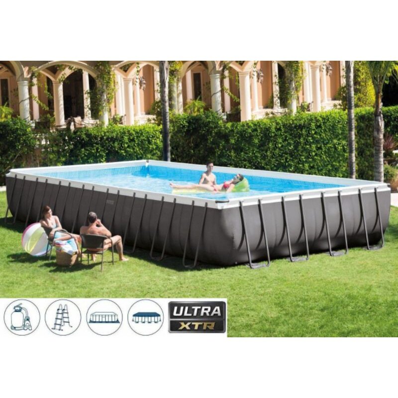 🔥Intex Ultra Xtr Frame Premium Swimming Pool Kolam Renang Besi Steel ...
