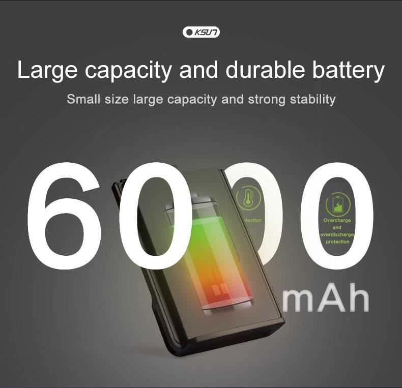 KSUN UV98D GPS Walkie Talkie Six Bands Frequency 999CH CTCSS DTMF VOX SOS 10km Two Way Radio ...