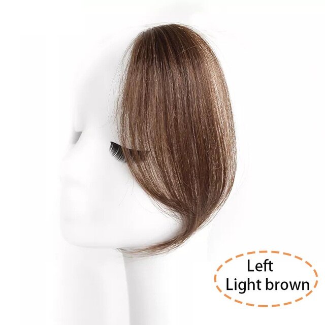 Side Bangs Clip Hairpiece Middle-part Bangs Hair Extensions Clip in the ...