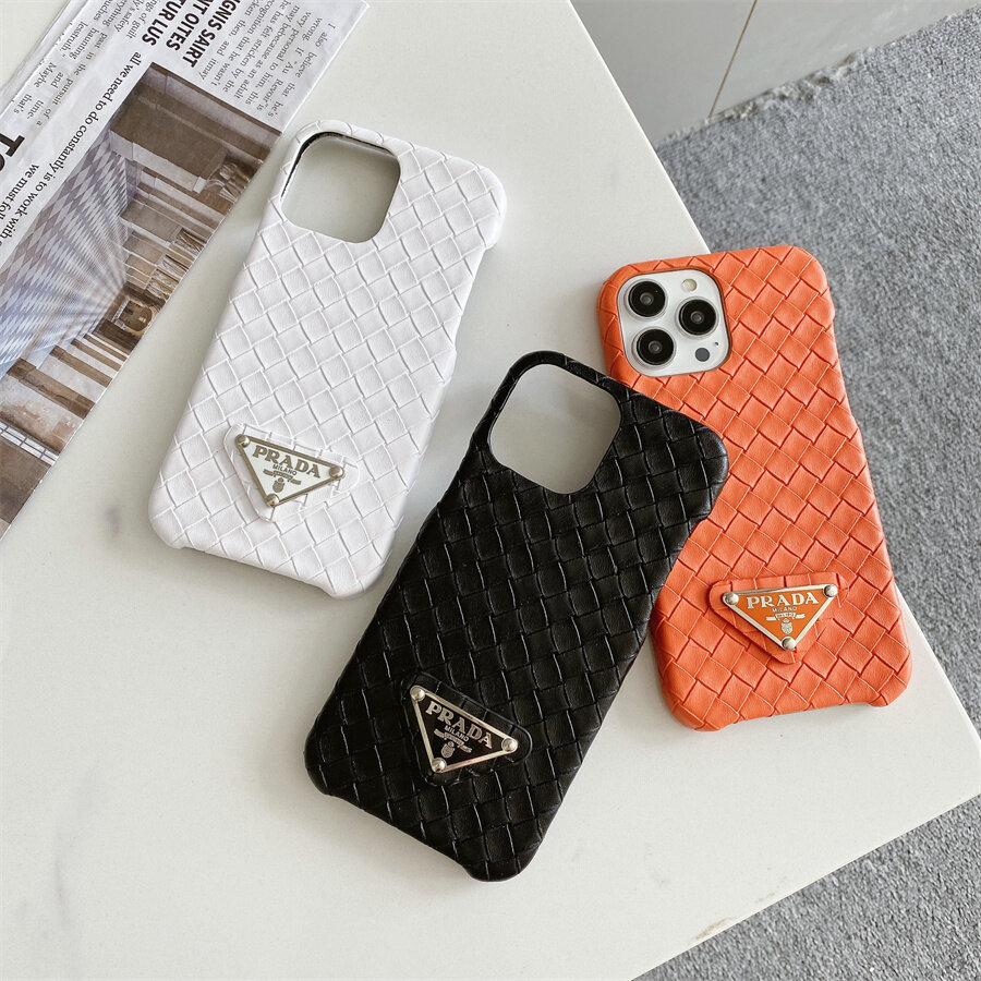 Luxury brand high-end woven phone case for iphone 13 13pro 13promax 12 ...