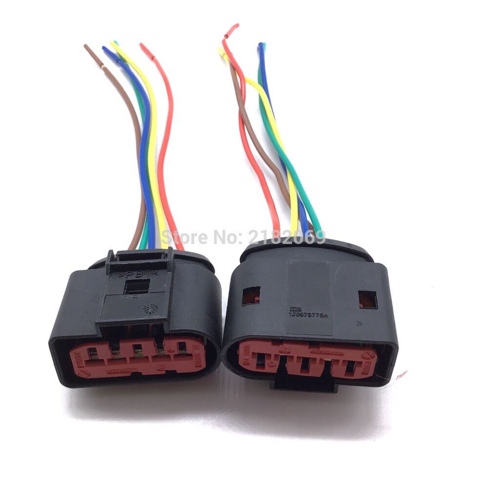 Mass Air Flow Sensor ขั้วต่อ5Pin สำหรับ VW Golf Jetta Passat แทนที่ ...