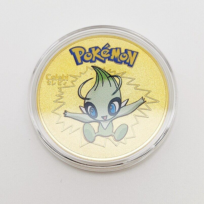 Pokemon Coins Metal Silver Mewtwo Coins Anime Commemorative Coin ...