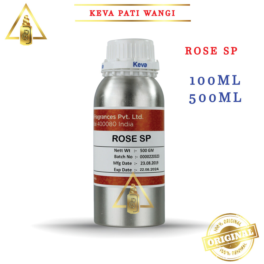 ROSE SP PATI ASLI MINYAK ATTAR BY KEVA FARAGRANCE PURE PERFUME OIL ...