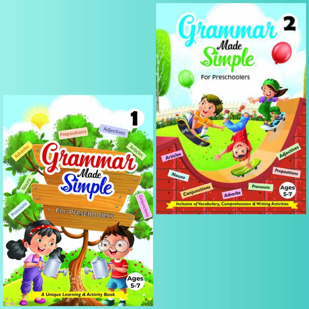 Grammar made simple for preschoolers 5-7 years prasekolah tadika kemas ...