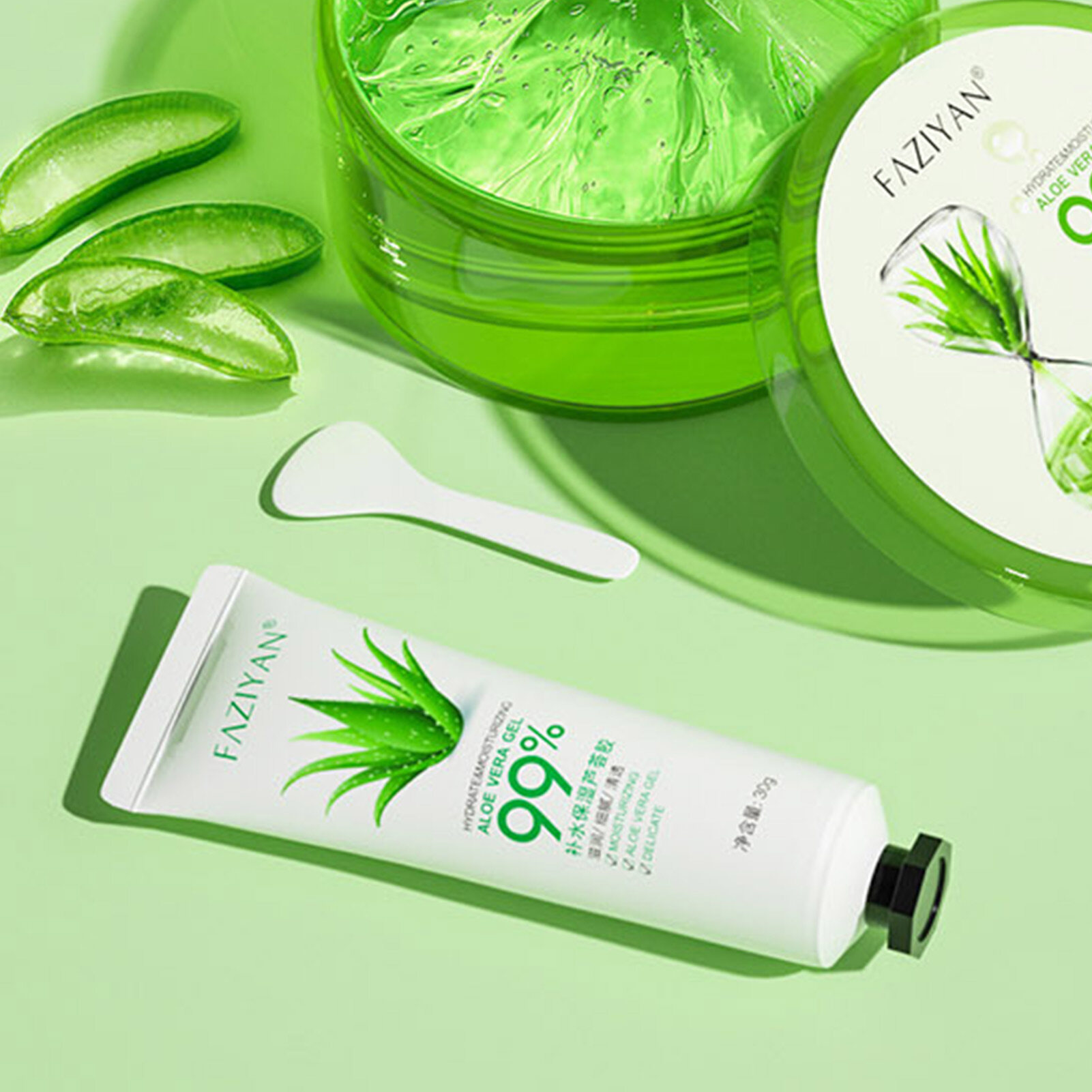 Deep hydration Face Cream Acne Treatment Fade Scars Skincare Aloe Vera ...