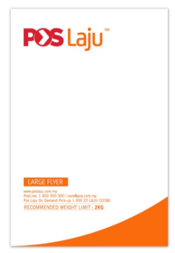 READY STOCK 50Pcs Pos Laju S/M/L/XL Size Flyer With Pocket Courier Bag📦 ...