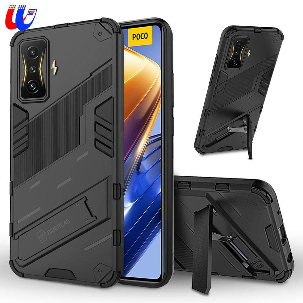SGP Hybrid Hidden Holder Stand Back Armor Case For Poco F4 GT M5S M5 X4 ...