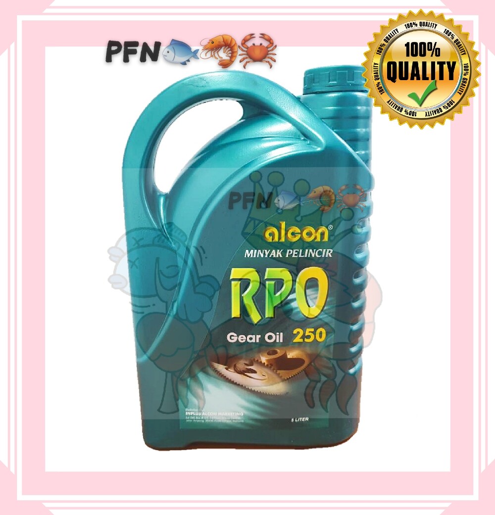 💥READY STOCK💥 Alcon Gear Oil RPO 250 (Minyak Pelincir) 5 Liters（Made In ...