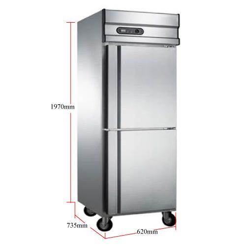 Stainless Steel 2 Doors Upright Freezer | Lazada
