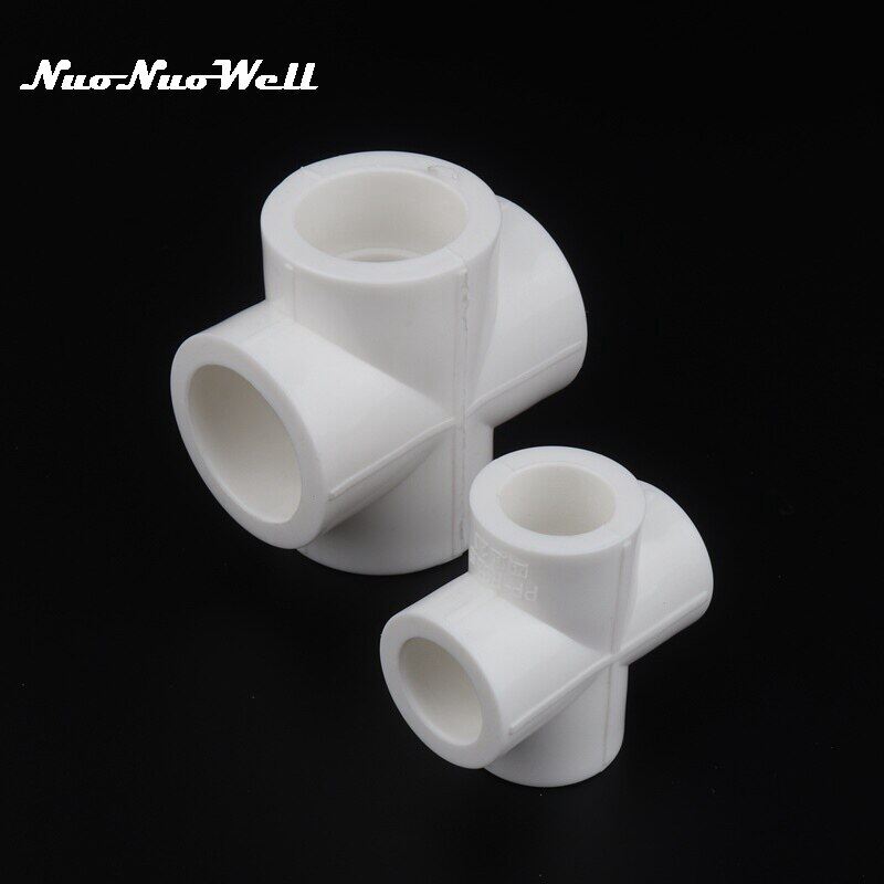 1pc PPR Cross Connector 20mm 25mm 32mm 40mm Water Pipe Plumbing ...