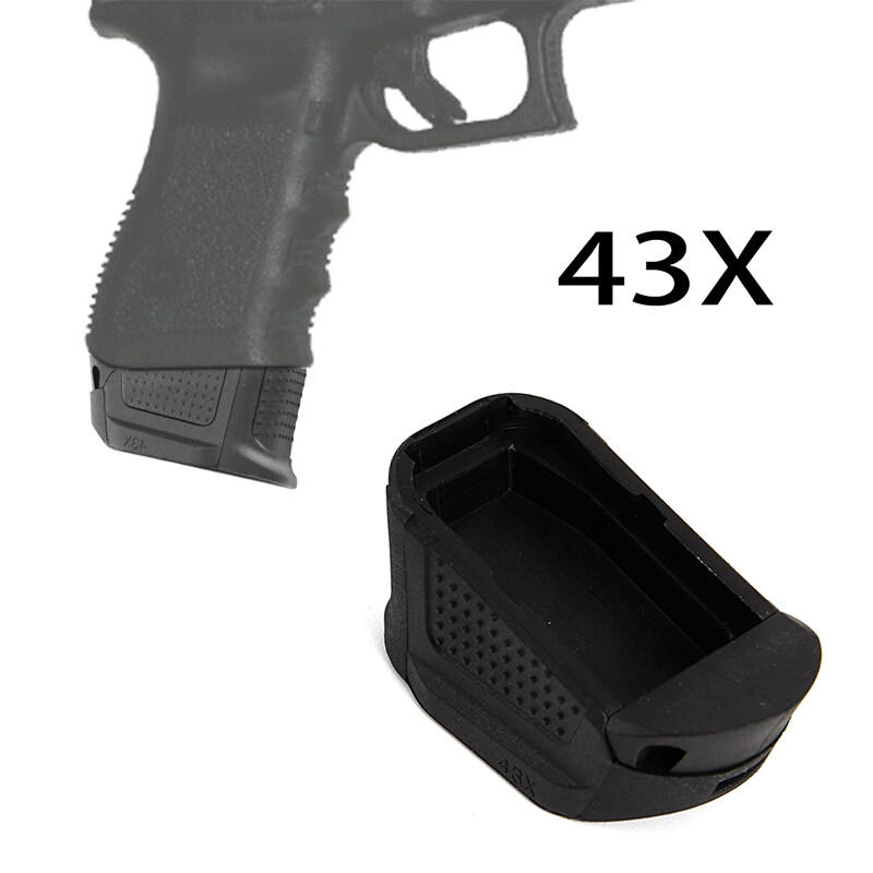 newdv2 Enhanced Extension 2 RND EMP Magazine Plate +2 Rds for Glock 43X ...