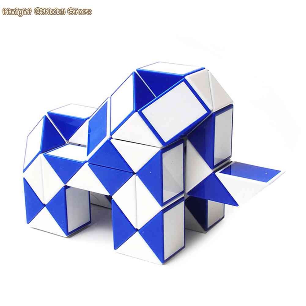 Plastic Magic Ruler 24 Wedges Magic Snake Cube Twist Puzzles Children ...