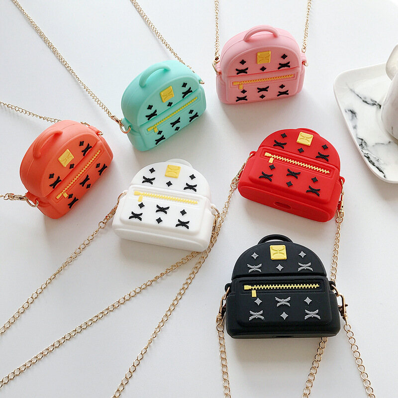 Creative Tide Brand Chain Bag School Bag Package Design Soft Silicone ...