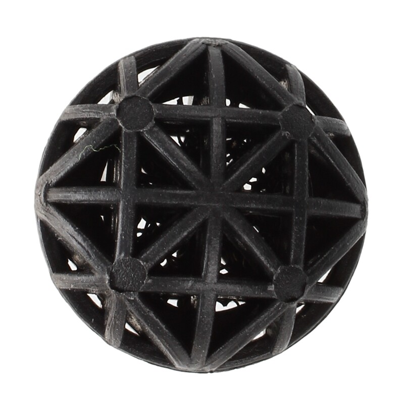 100 Pcs 18mm Diameter Black Bio Balls for Aquarium Pond Filter ...