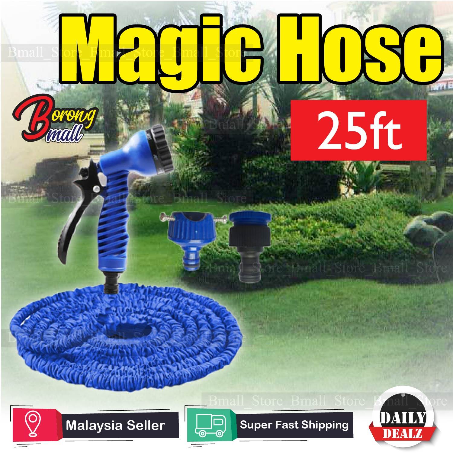 Magic Hose Spray Garden Multifunction Expandable Water Hose/Getah Paip ...