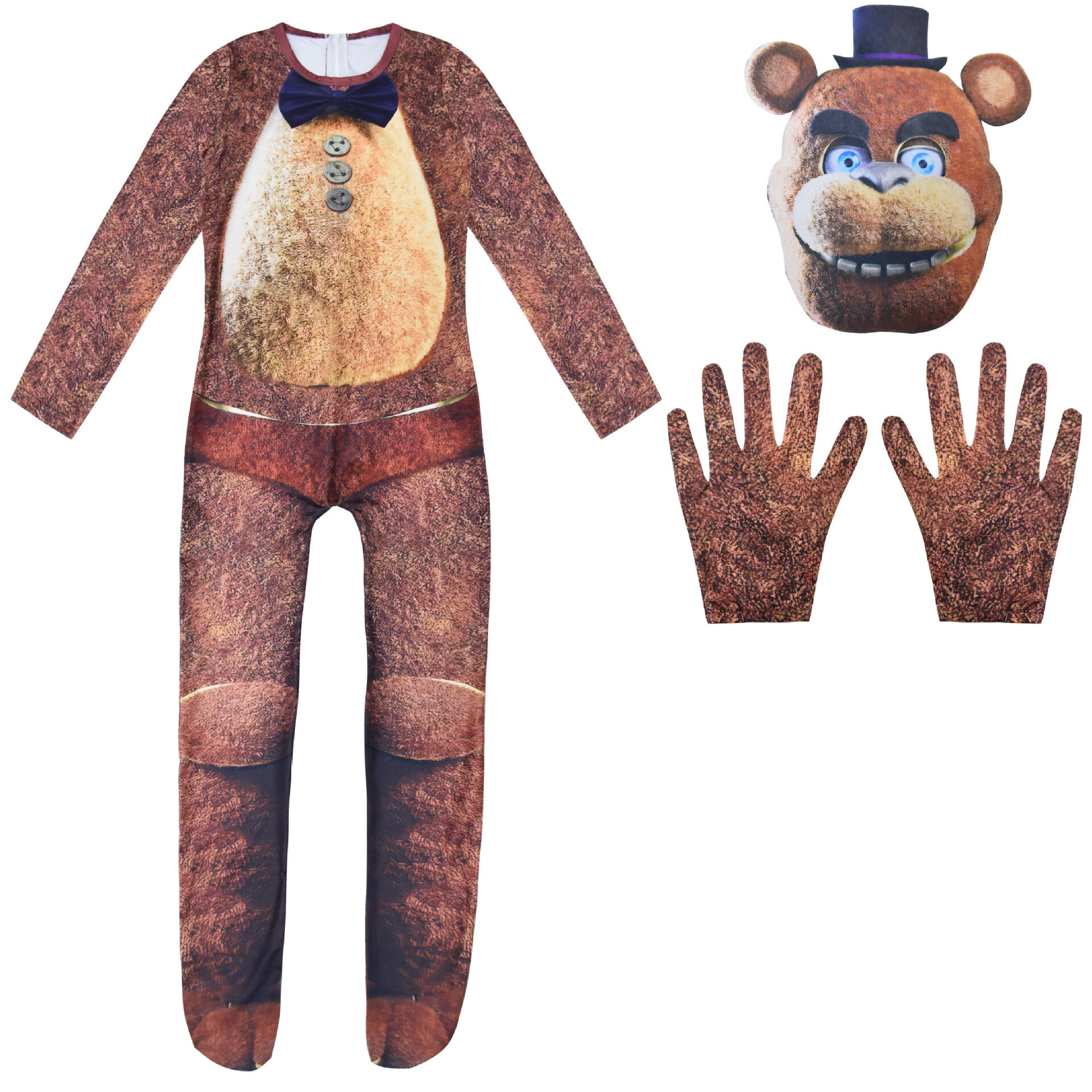 Fast shipping 2021 Fnaf Freddy Costume for Kids At Freddy's Five Nights ...