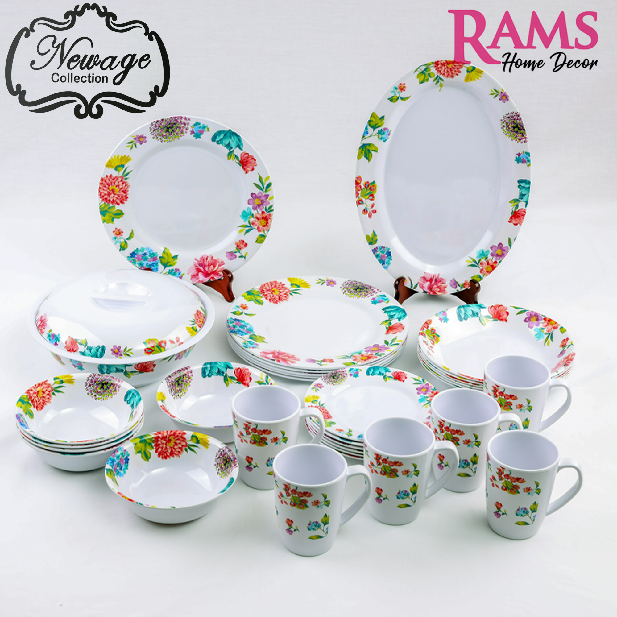 Newage 33 Pcs High Quality Heat Resistant Melamine Dinner Set ...