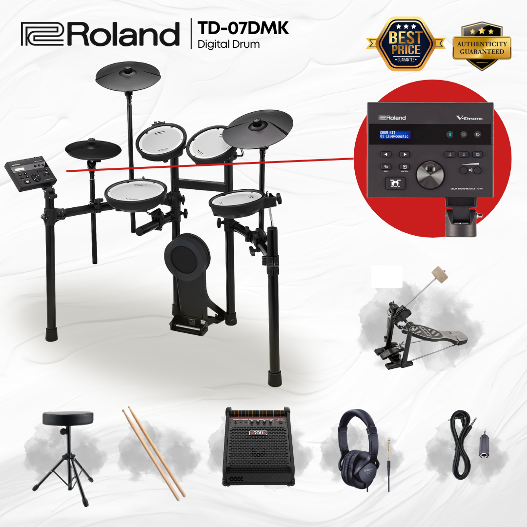 ROLAND TD-07 DMK Electronic Drum Kit - (Roland, TD-07DMK / TD07DMK / TD07) | Lazada