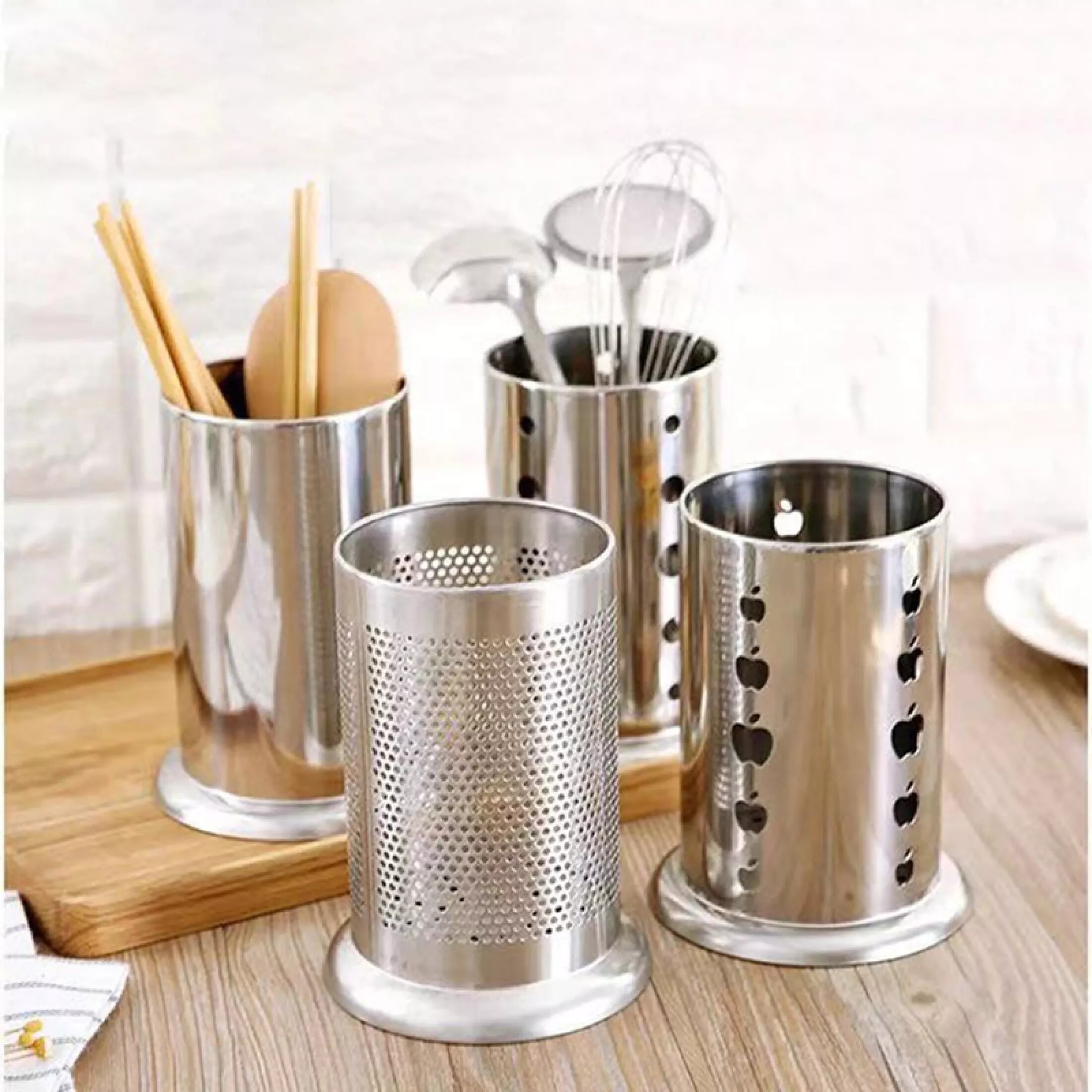 Stainless Steel Kitchen Organizer Rack Storage Chopsticks Holder ...
