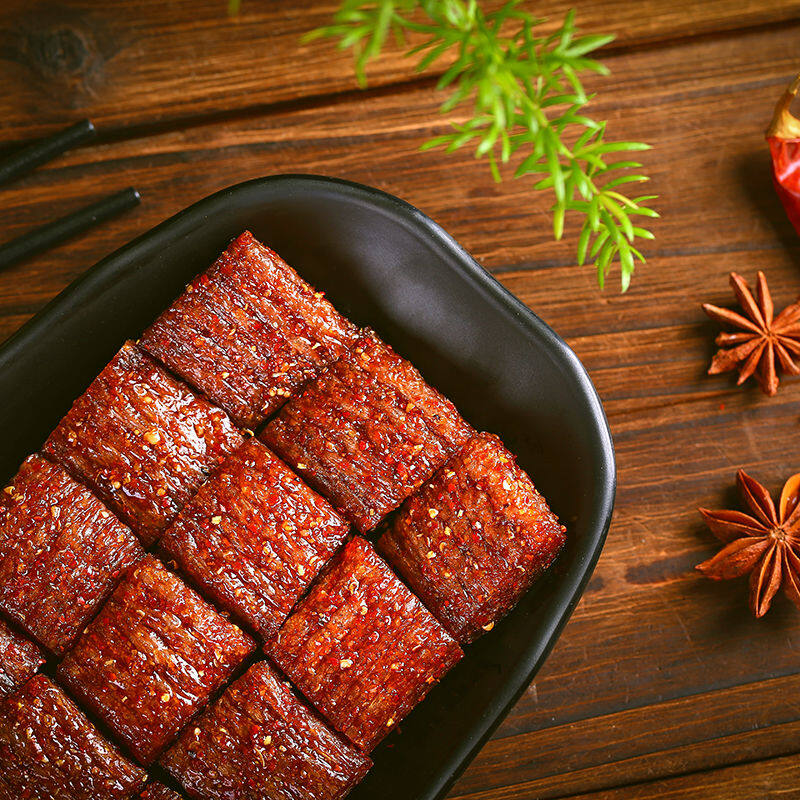 ZEJUN Yuzai บิ๊กมีด หมูยอ สไปซี่ สไปซี่ 76 ชิ้น - zejunstore - ThaiPick