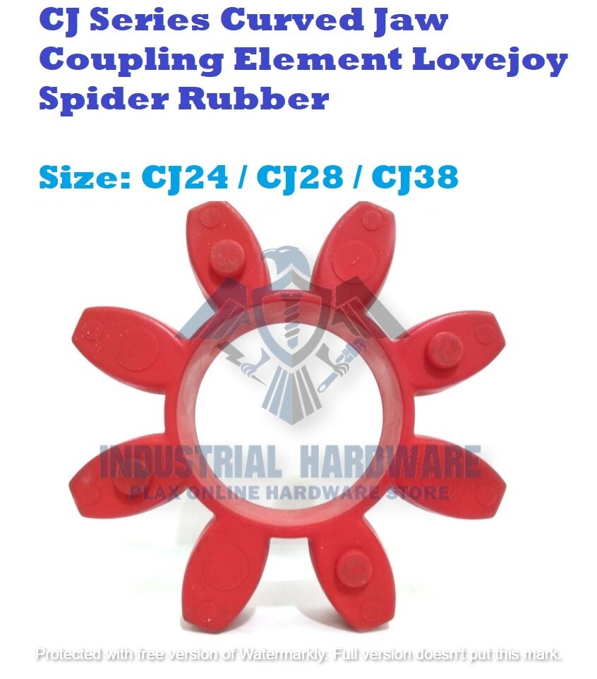 CJ Series Curved Jaw Coupling Element Lovejoy Spider Rubber CJ19 / CJ24 ...