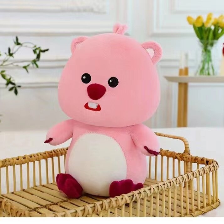 56cm Loppy Korean Cartoon Pororo Little Penguin Teddy Bear Pink Beaver Loopy Teddy Bear | Lazada