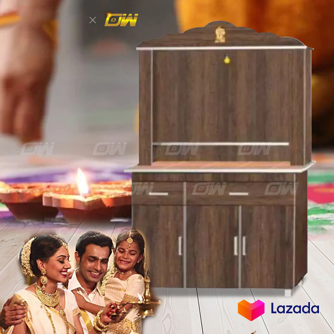 Ready-Fixed Sri Sundararaja Perumal Altar Indian Prayers Cabinet ...