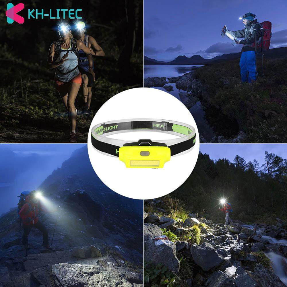 2 Modes COB LED Headlamp USB Charging Flashlight Head 3800 Lumen Built ...