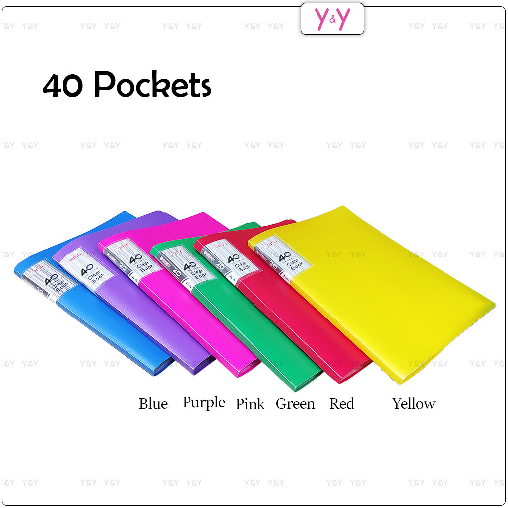 Niso A4 Clear Pocket File / Pockets Clear Book / Document Clear Holder ... Niso A4 Clear Pocket File / Pockets Clear Book / Document Clear Holder ...