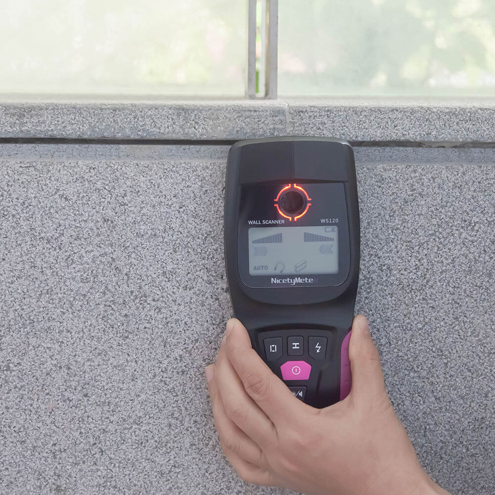 Nicetymeter WS120 Handheld Multifunction Wall Detector Metal Wood Cable ...