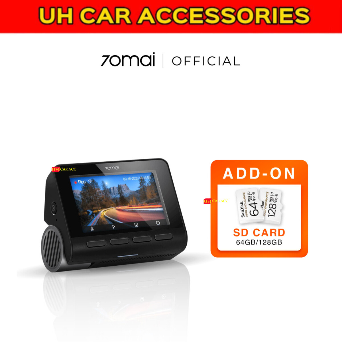 70MAI A810 4K DASH CAM DUAL VERSION CAR RECORDER WITH GPS ADAS | Lazada