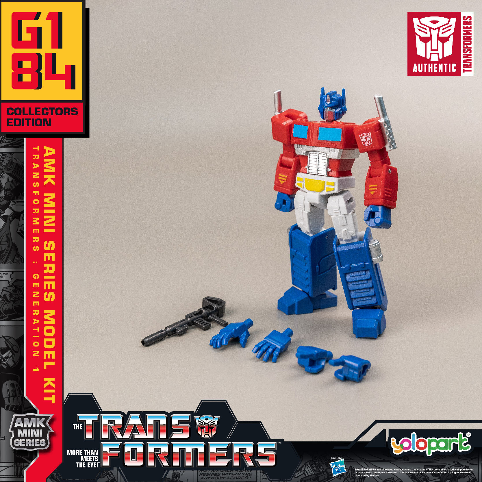 YOLOPARK AMK MINI Series Transformers G1 Toys Model Kits-GIFT BOX ...