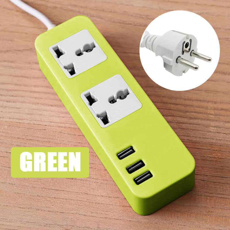 Trailing Multi Universal Socket Usb Power Extension Charger Adapter Plug Safety Anti Burn