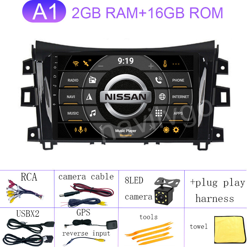 naviivgo for Nissan navara 2011-2019 9inch 2GB RAM android10.1 car ...