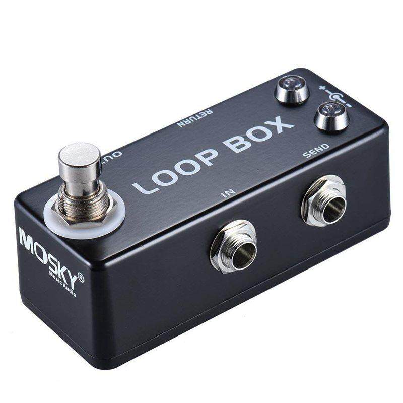 Mosky Mini Guitar Effect Pedal Loop Box Switcher Channel Selection True ...
