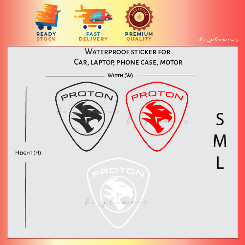 [D2] Proton logo Sticker tiger stiker wira saga persona satria ...