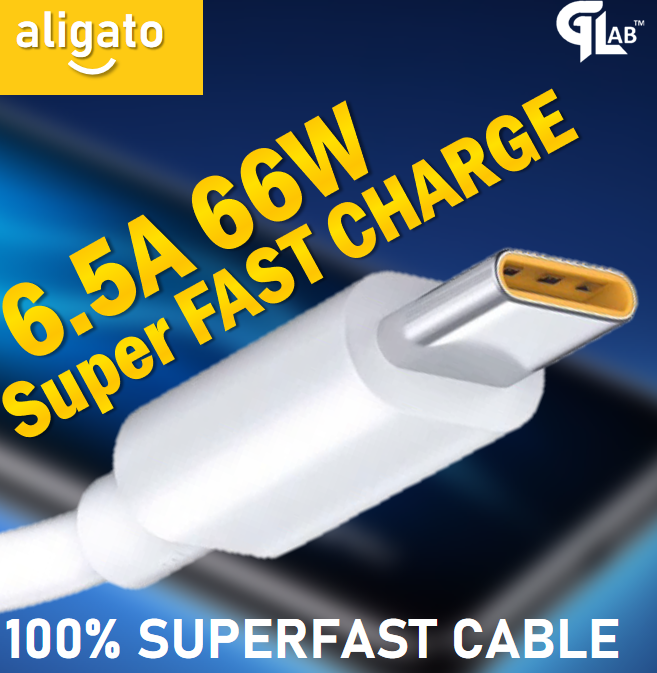 【FLASH CHARGE】ALIGATO 125W Adapter Set Original 6A SUPER FAST CHARGE ...